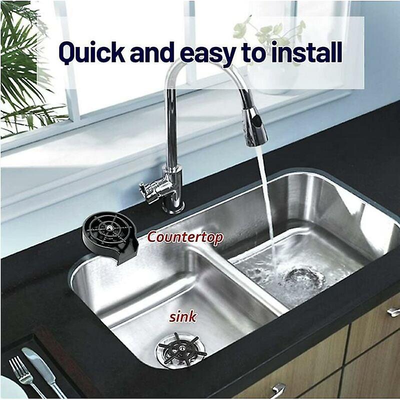 Monoblock Sink Glass Washer, Kitchen Sink Glass Washer, Espresso ...