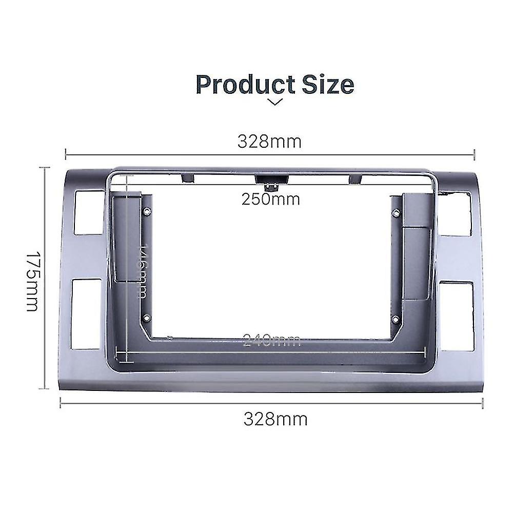 2din Car Radio Fascia For Previa/estima/tarago Dvd Stereo Frame Plate ...