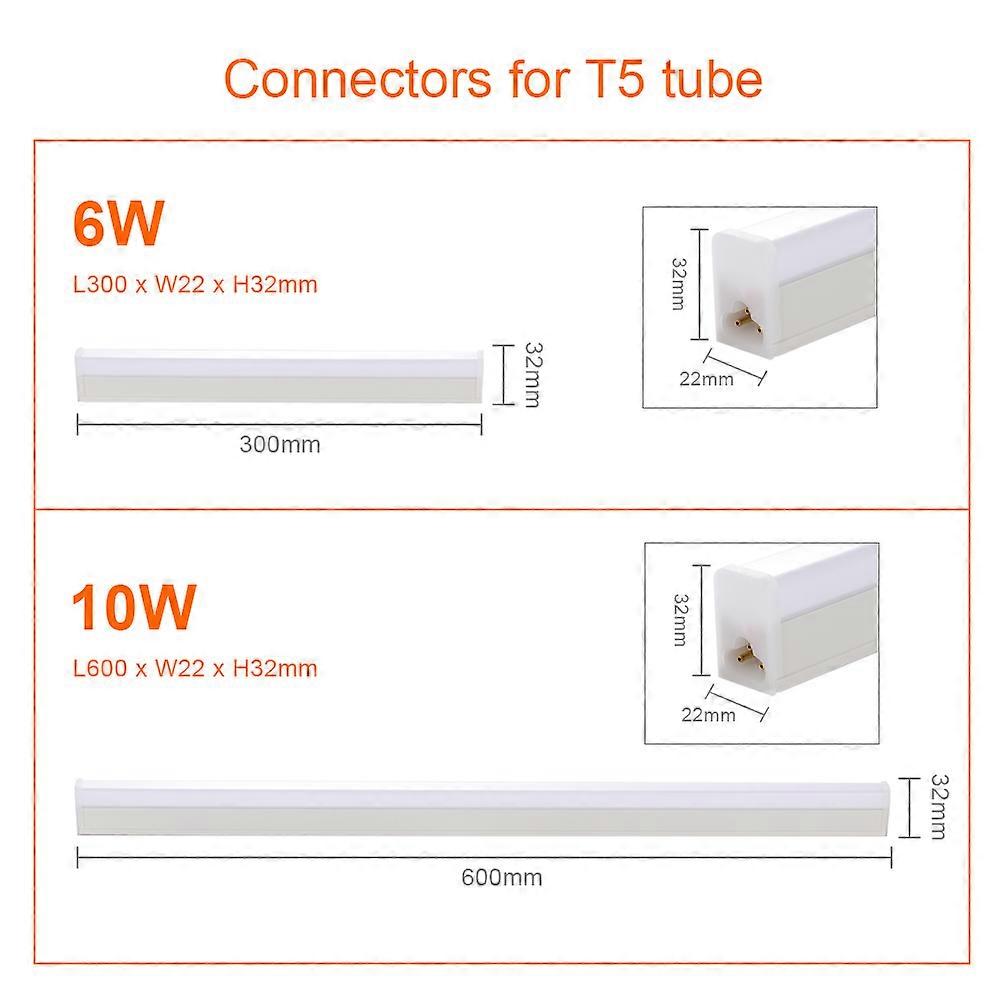 LED Tube T5 Lamp 220V PVC Plastic Fluorescent Light Tube 9W 14W 18W LED ...