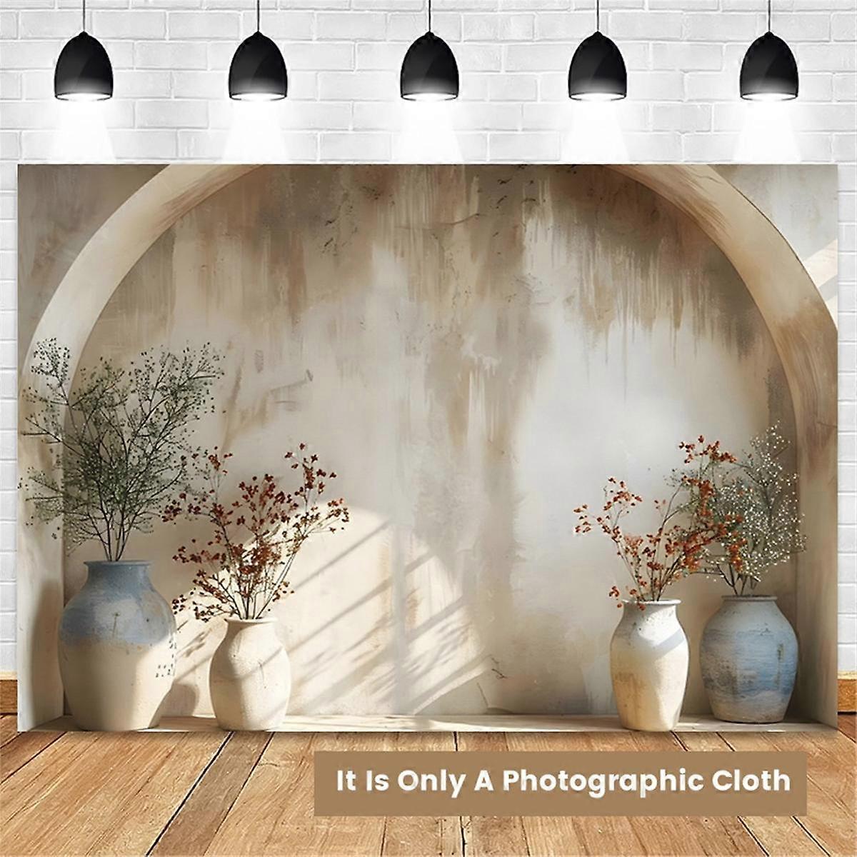 210x150cm Photography Background Fabric Simple Plant Arch Studio Indoor ...