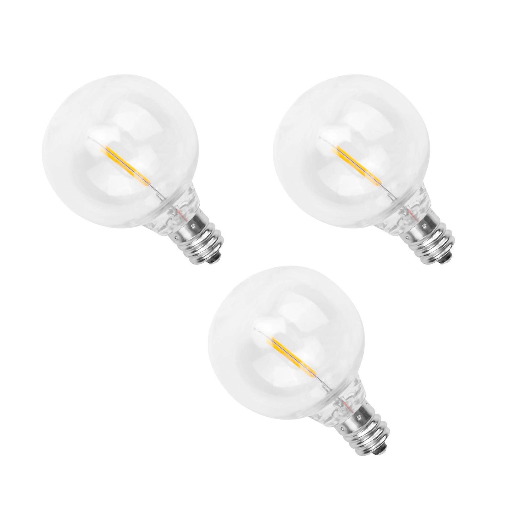 3Pcs G40 Led Replacement Light Bulbs, E12 Screw Base Shatterproof LED ...