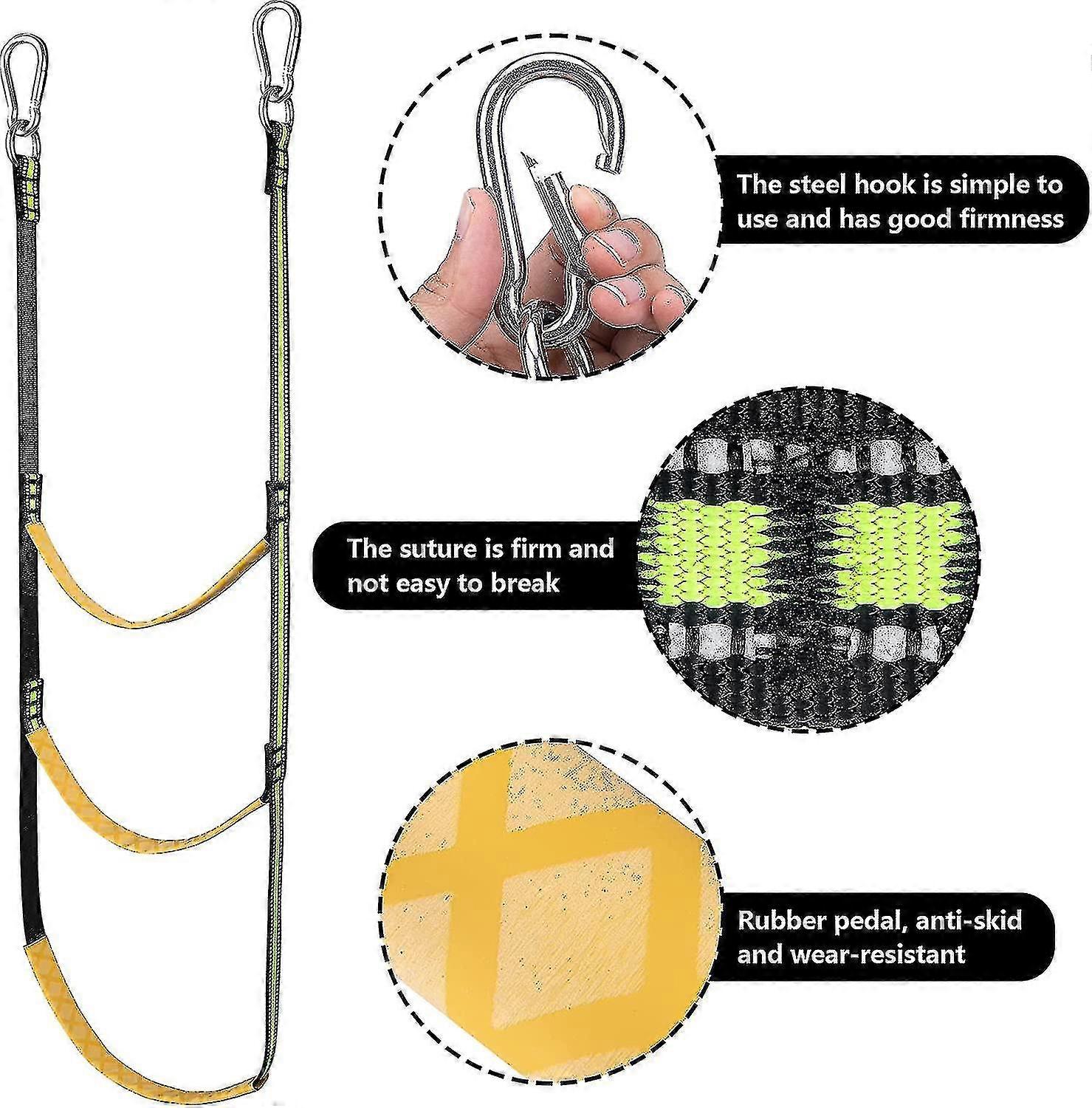 Boat Rope Ladder, Portable Boat Rope Ladder Extension Fishing Rope ...