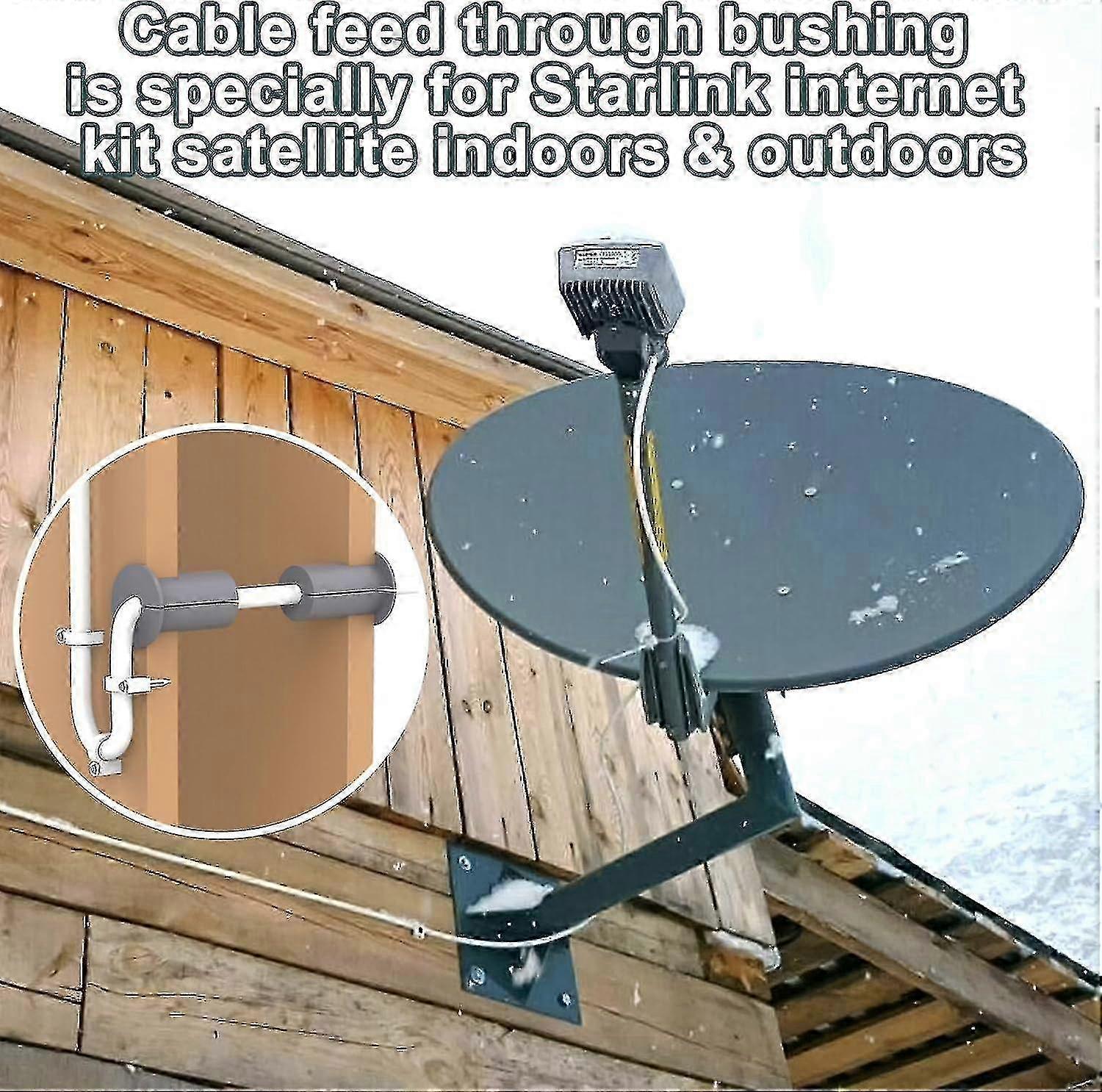 Starlink Cable Routing Kit For 1" Wall Hole, Cable Routing Kit For ...