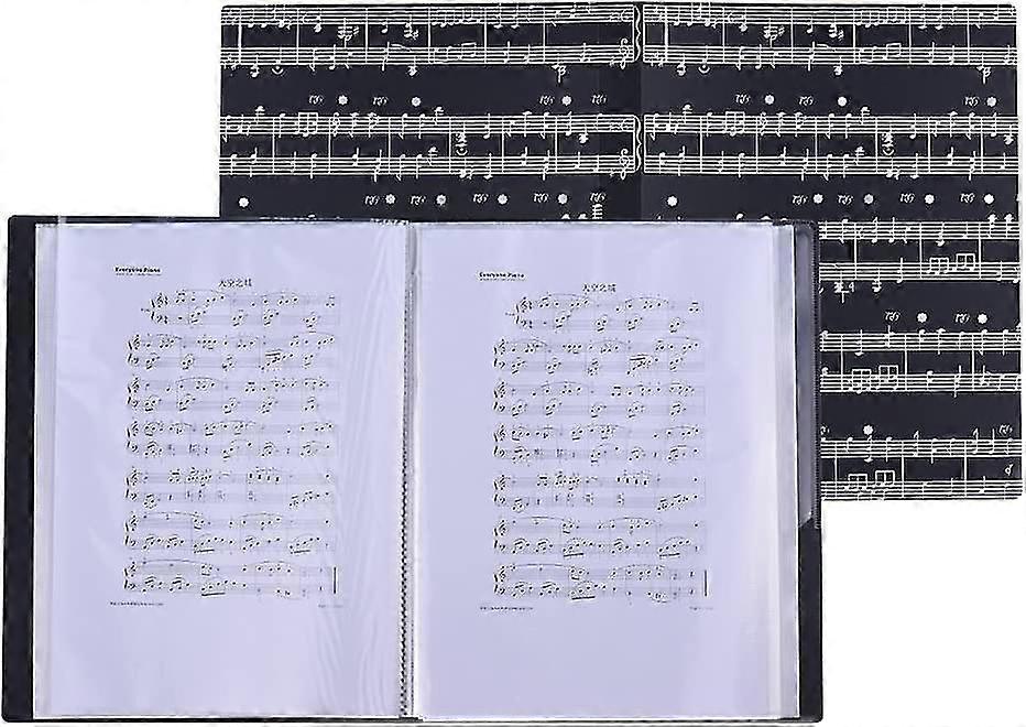 Music Folder A4 Size Sheet Music Folder Paper Documents Music Themes 40 ...