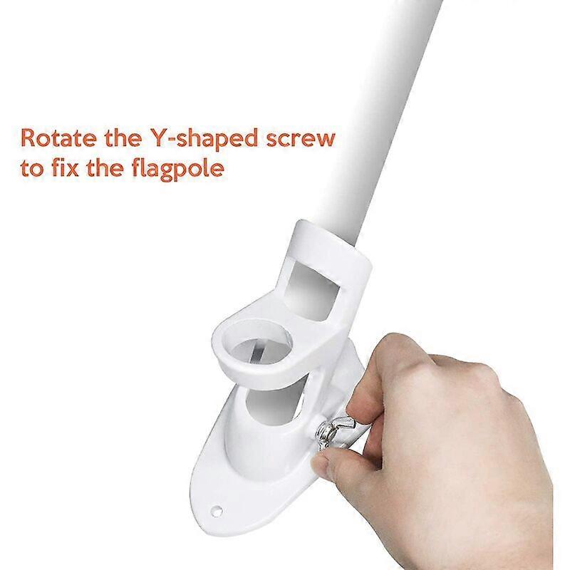 Adjustable Flag Pole Support Flag Holder Aluminum Flag Pole Base with ...
