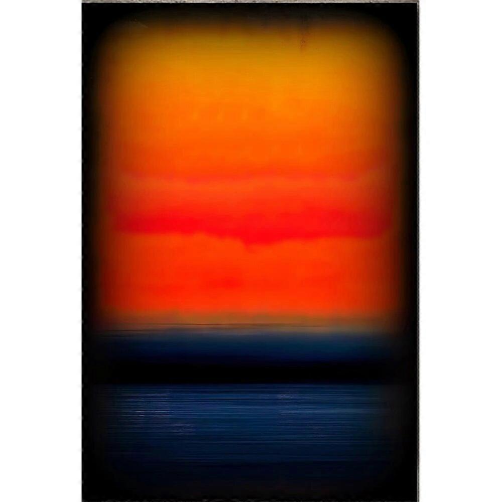Mark Rothko-High Level Minimalism Canvas Poster Prints Painting, Blue ...