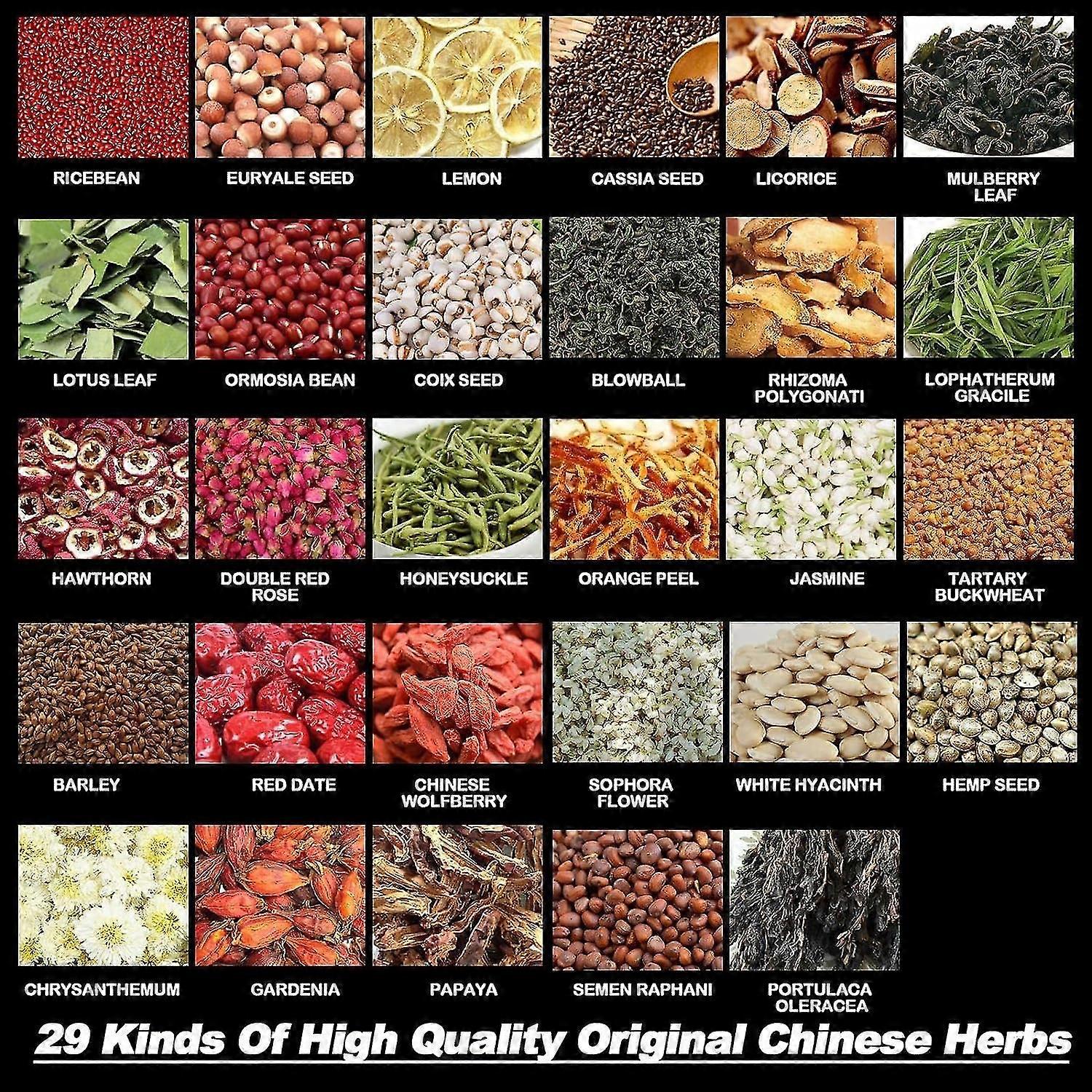 29 Flavors of Ancient Formula Tea, Liver Care Tea, Dampness Tea, 29 ...
