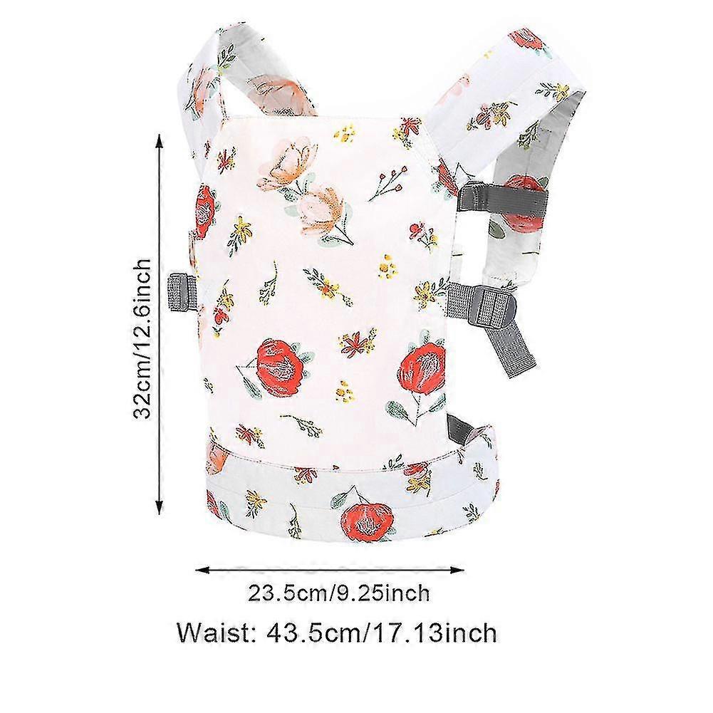 Girls Adjustable Strap Front Back Carrying Stuffed Animal Gift Baby ...