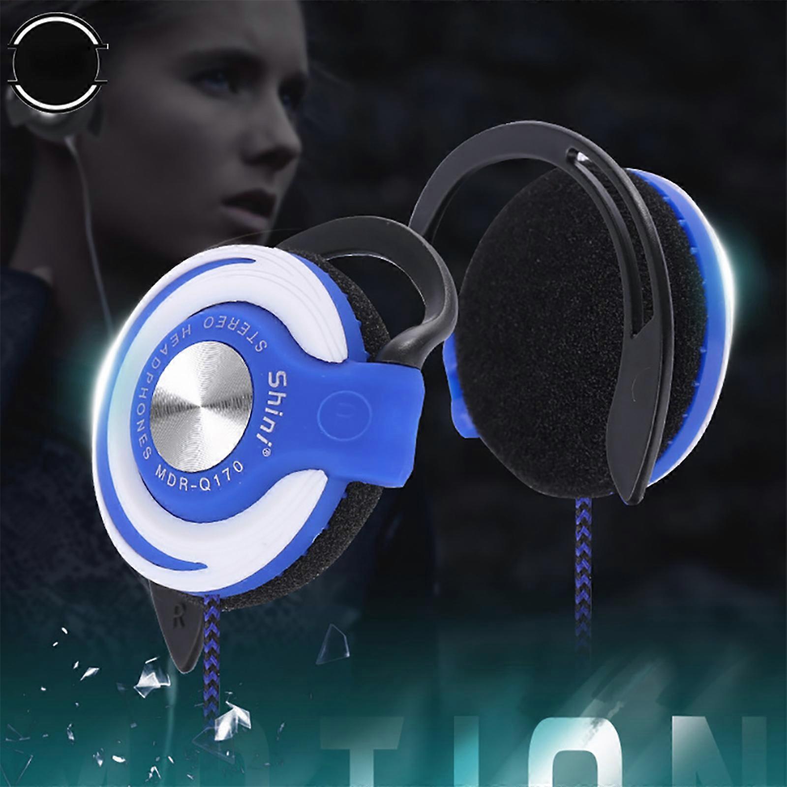 Clip on Ear Design Earphones Sports Headphones Ear-Hook Music Earphones ...