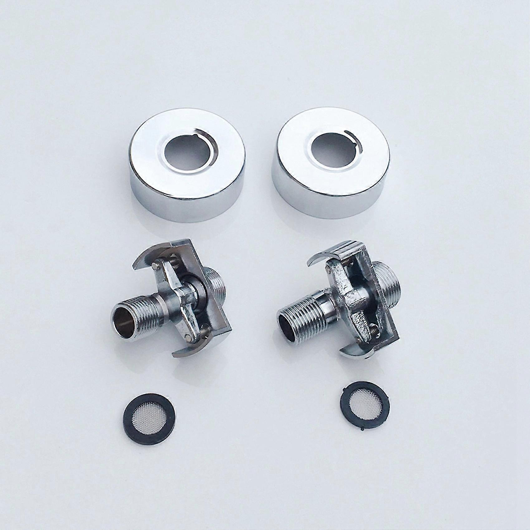 2x Adjusting The Angle Of Intake Pipe Copper Shower Head Angled Curved ...