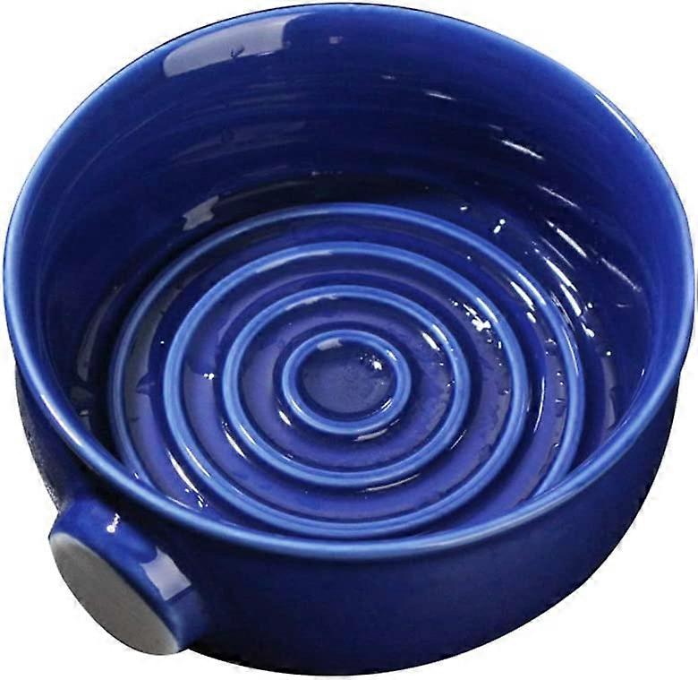 Heavy Duty Men Ceramic Shaving Lather Bowl Thread Bottom Wide Mouth Mug ...