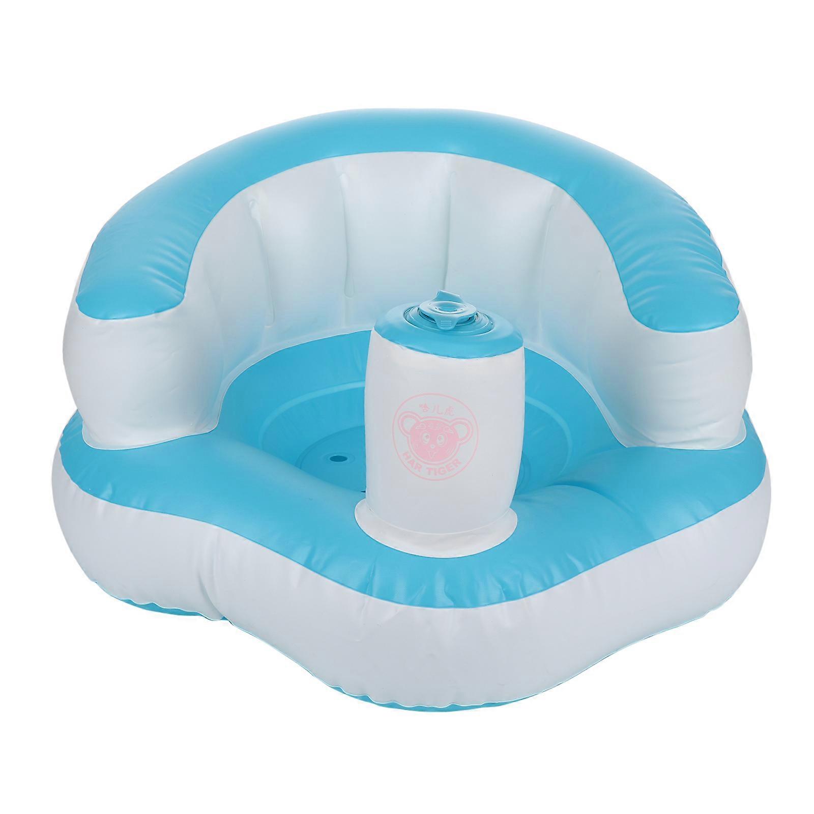 New Baby Inflatable Sofa, Training Seat PVC Comfortable Baby Learning ...