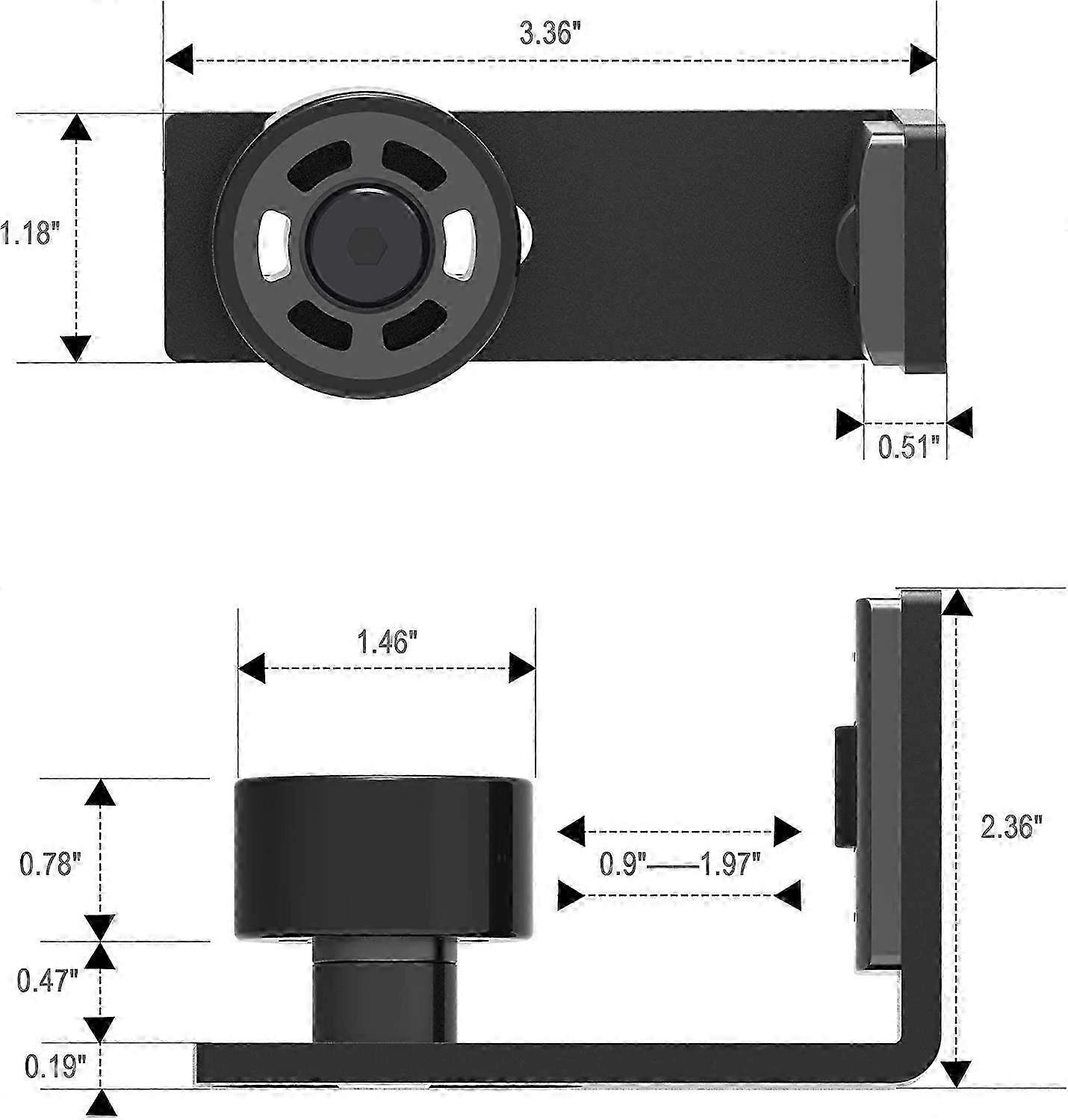 Sliding Barn Door Floor Rail Adjustable Wall Mount Bottom Dual Roller ...