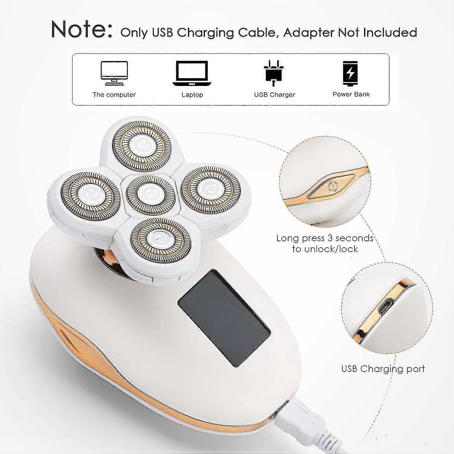 Electric Razor For Women Painless Leg Shaver Hair Remover For Leg Face ...