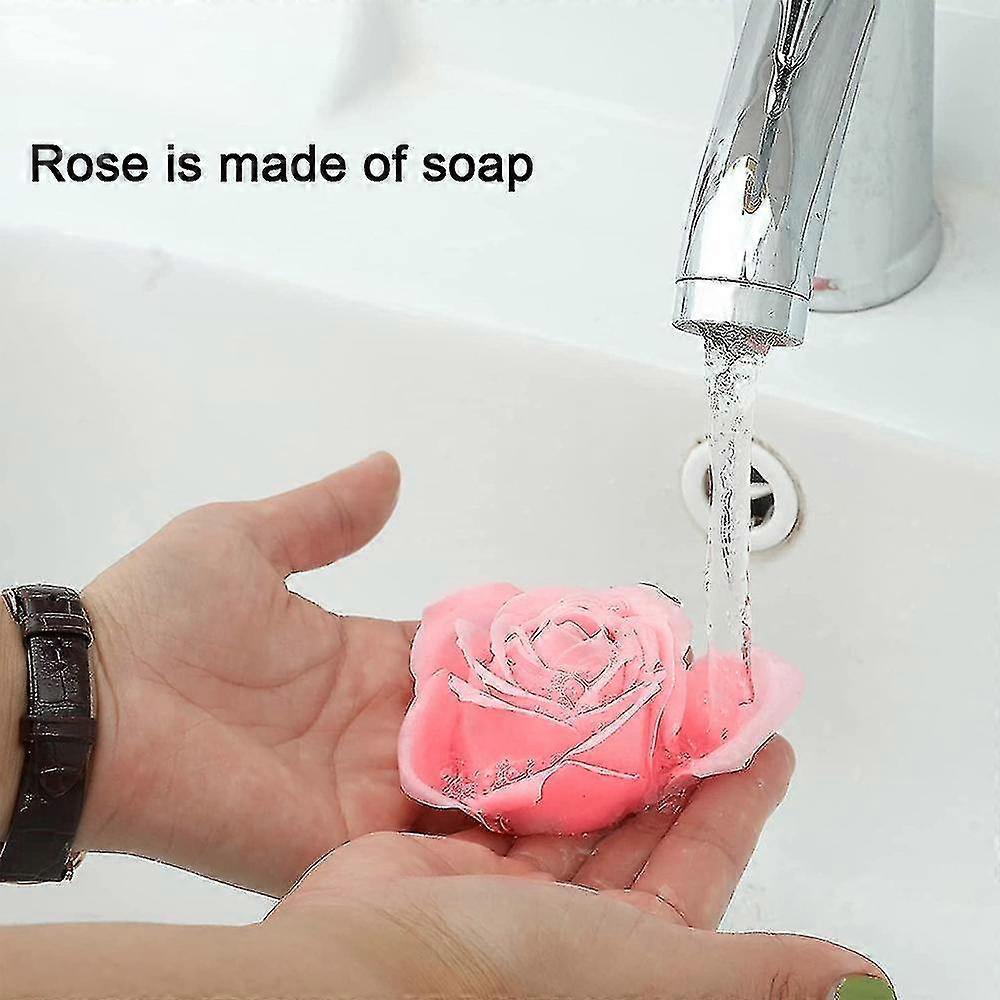 Soap Flower Small Round Box Luxury Beautiful Flora Scented Bath Soap ...