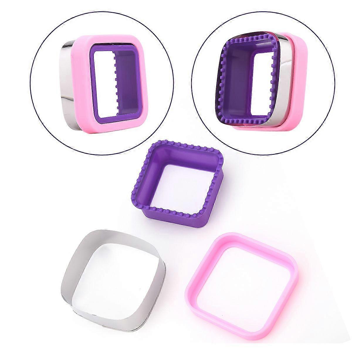 Bento Box Sandwich Cutter,Breakfast Maker Stainless Steel Mold Cute ...