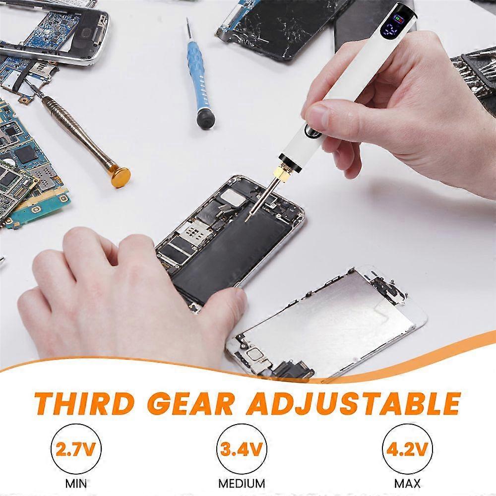 510 Thread Battery Cart Pen Electric Soldering Iron Welding Kit ...
