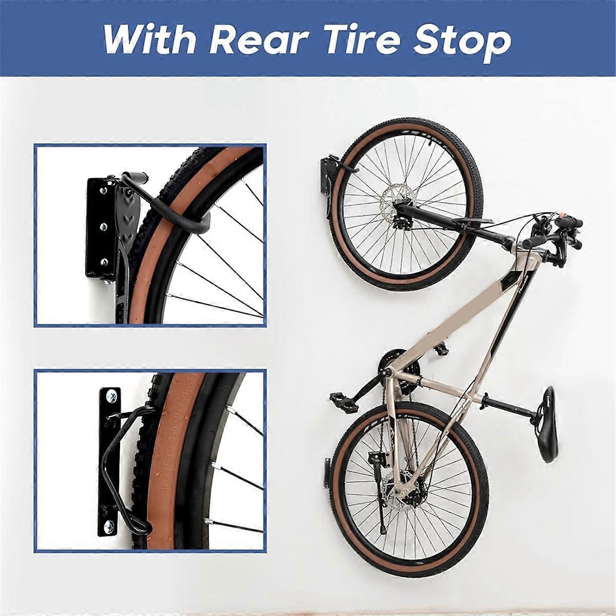 1 PACK Swivel Bike Rack Garage Wall Mount Bike Hangers for Garage Bike Rack Bicycle Storage ...