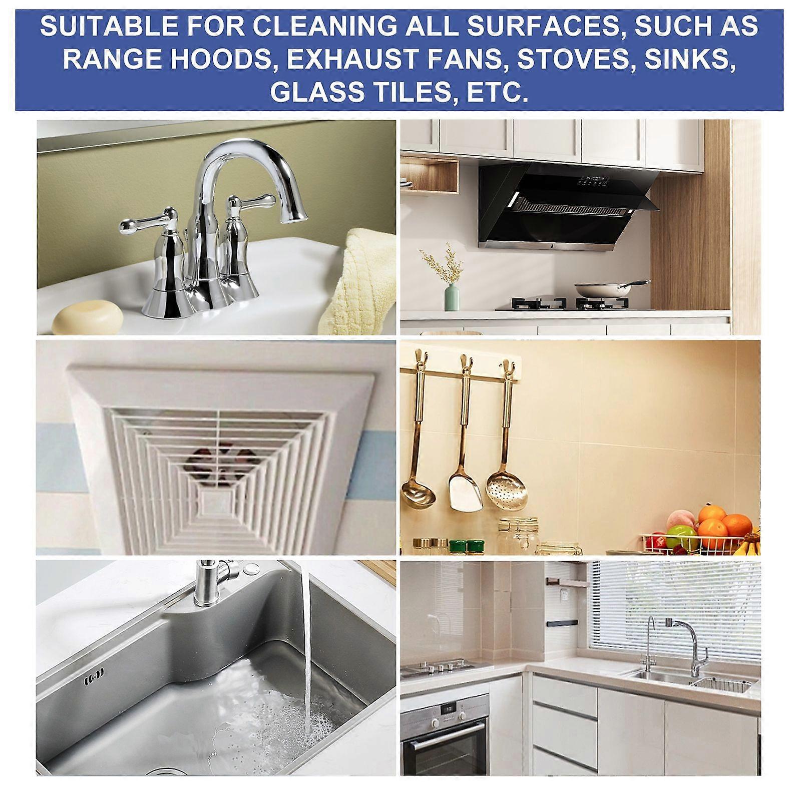 Kitchen Oil Cleaning Sheet Kitchen Hood Stove Faucet Deep Clean To ...