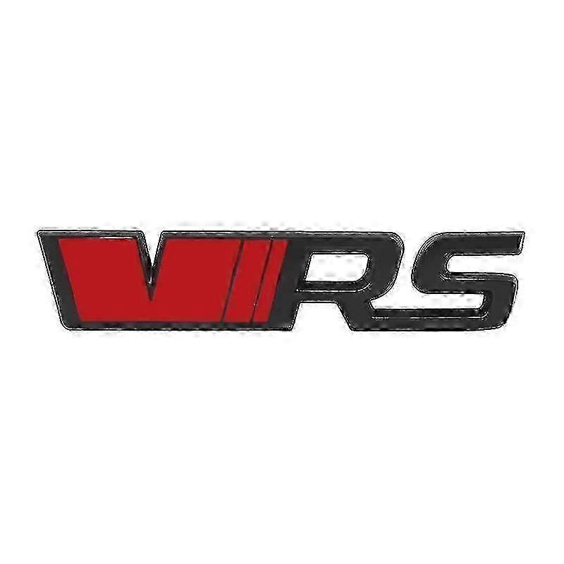 3d Metal Vrs Logo Car Front Grill Emblem Badge Trunk Stiker For Skoda ...