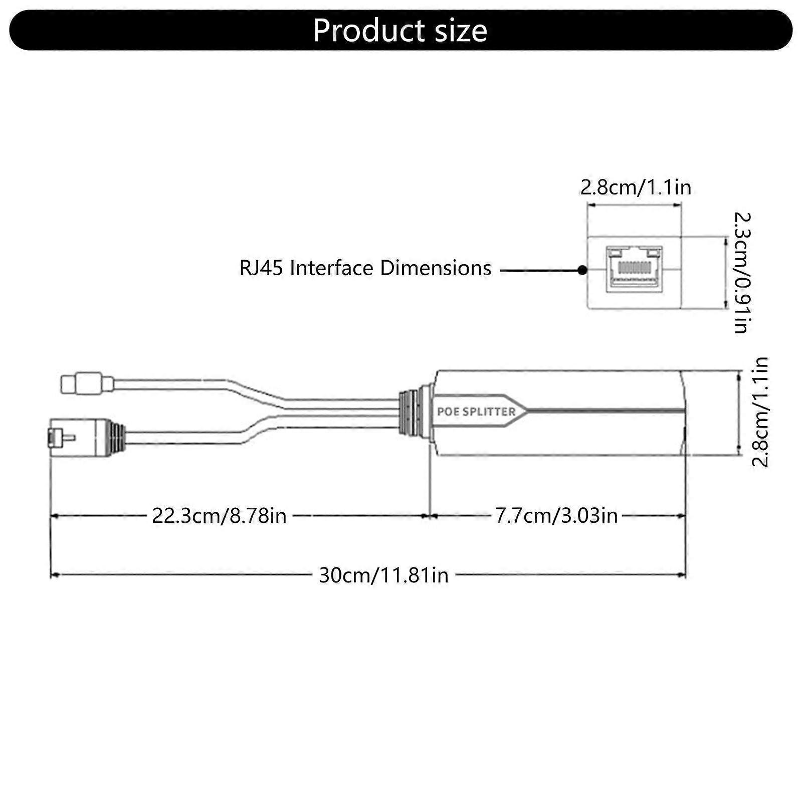Reliable USB C POE Splitter POE Power Supply Converters with USB C ...