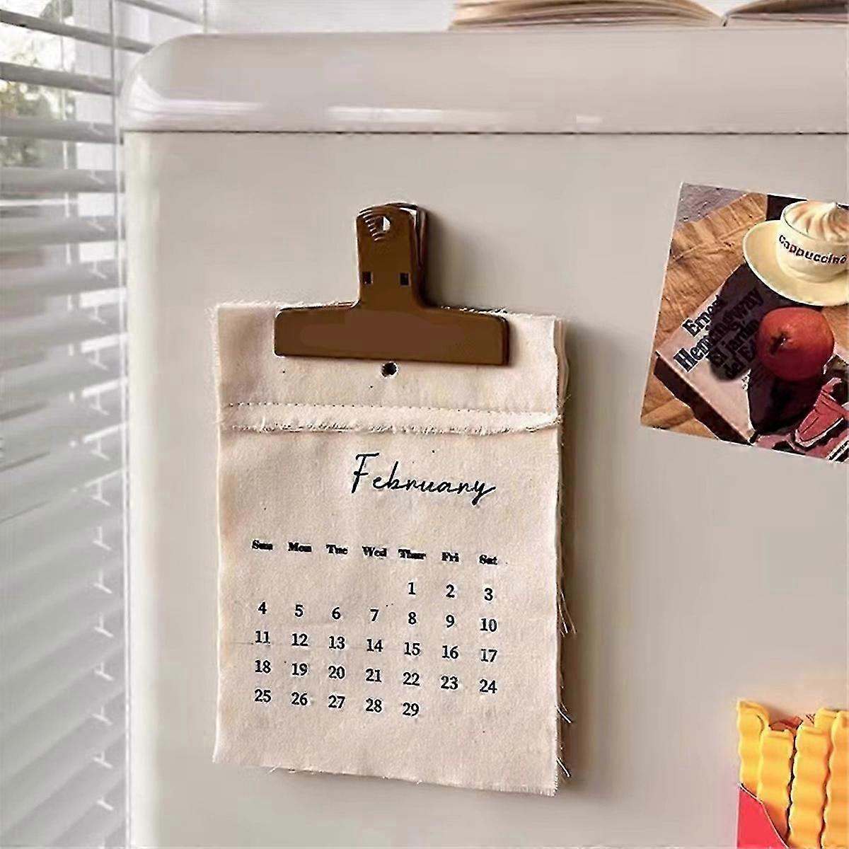 suitable for 2025 Calendar 2025 Fabric Hanging Calendar Decoration 2025 ...