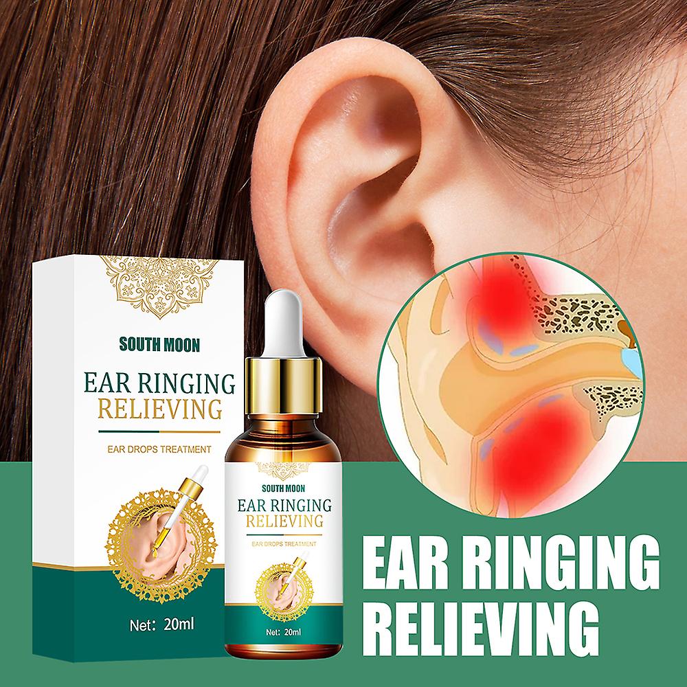 Tinnitus Ear Drops Gentle Ear Cleaner Ear Infection Treatment Cleansing ...