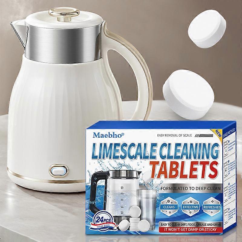 Limescale Cleaning Tablets for Kettle, Limescale Remover, Clean Kettle ...