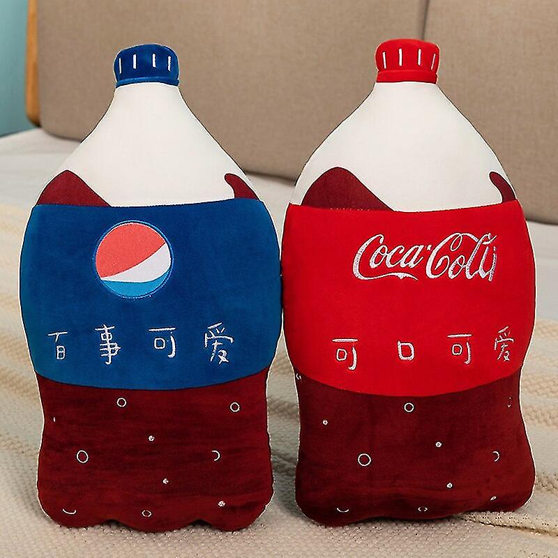 55cm Simulation Carbonated Drink Plush Pillow Funny Sprite Coke Cola ...