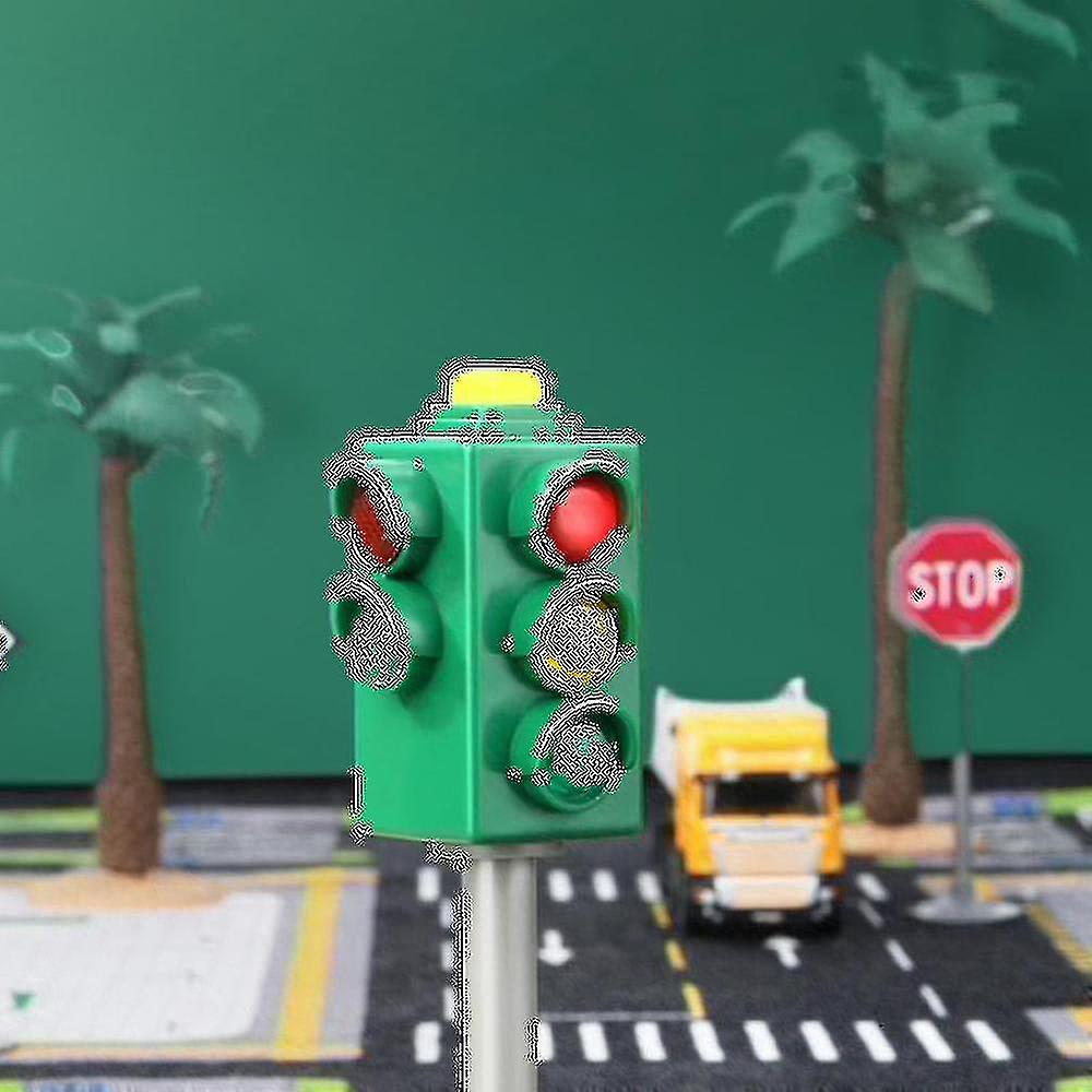 Mini Traffic Signs Road Light Block With Sound Led Children Safety ...