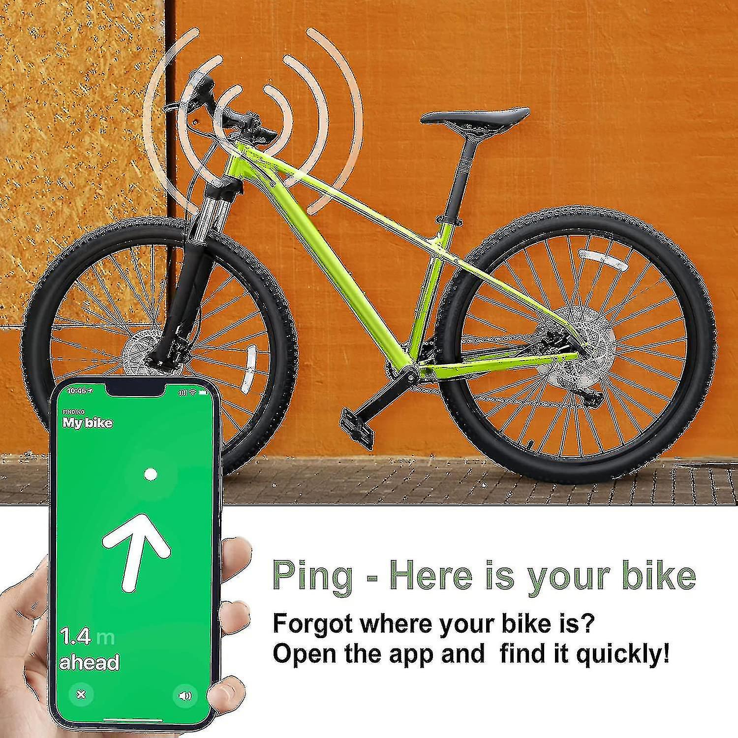 Airtag Bike Mount For Air Tag, Anti-theft Airtag Bicycle Mounts, Airtag ...