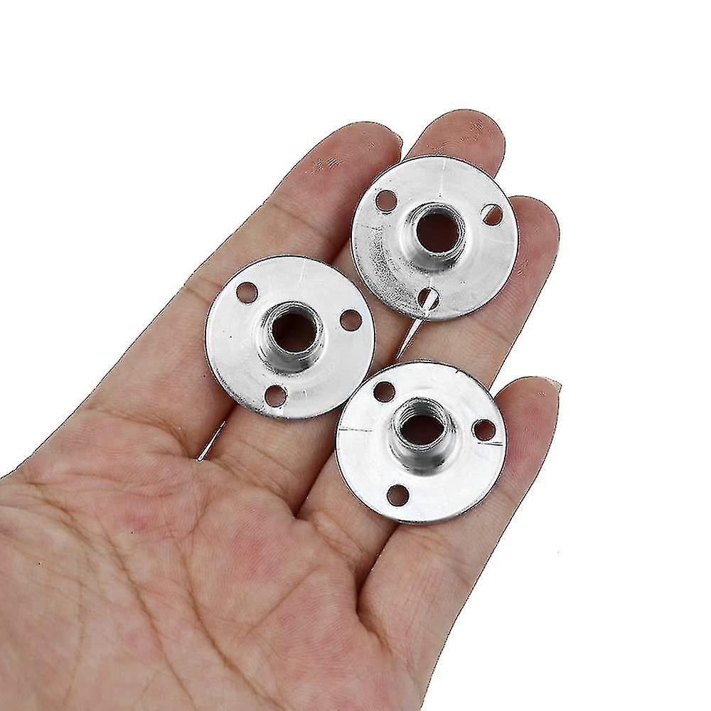 Cisea 20 Pcs M8 Brad Hole Tee Round Base Zinc Plated Metal Screw T-nut ...