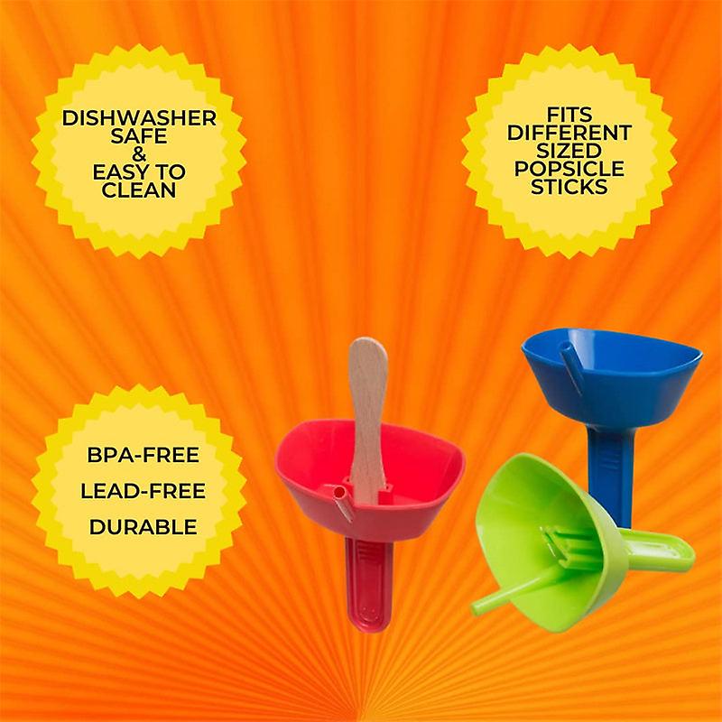 Popsicle Protectors With Straw Ice Guard Ice Cream Holder Cartoon Style ...