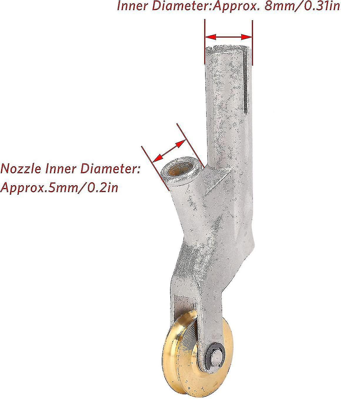 Floor Welding Nozzle, Lap Floor Welding Tips With Wheel For Plastic ...