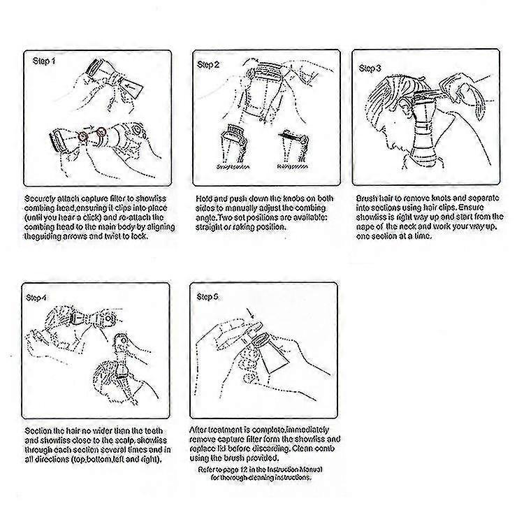 Pet Lice Removal Comb Electric Lice Catcher Tvshowliss Hair Cleaner ...