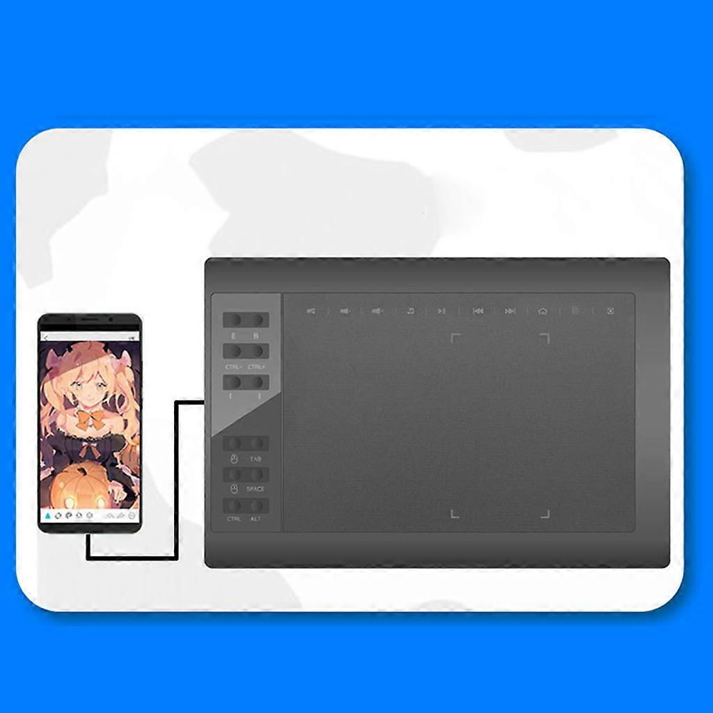 VIN1060PLUS VINSA Digital Drawing Tablet 8192 Sensitivity Tab Battery ...