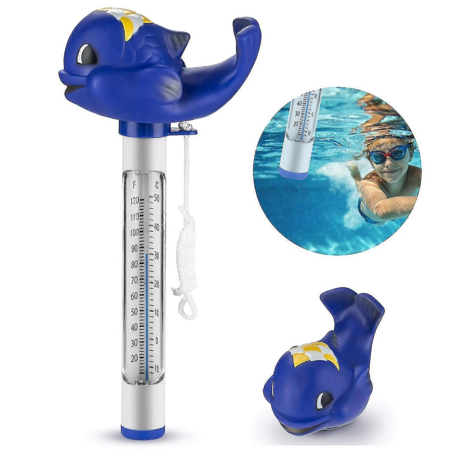 Swimming Pool Floating Thermometer, Pool Thermometer With Rope, Cute ...
