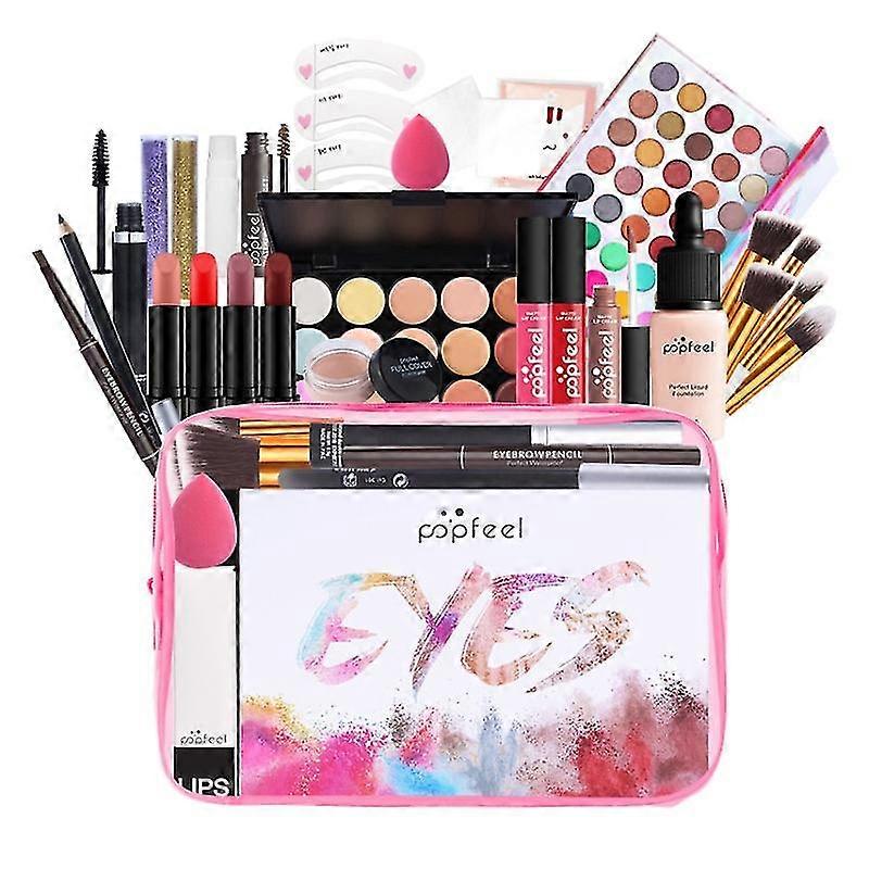 Popfeel Full Professional Makeup Kit 8-35pc All In One Complete Makeup ...