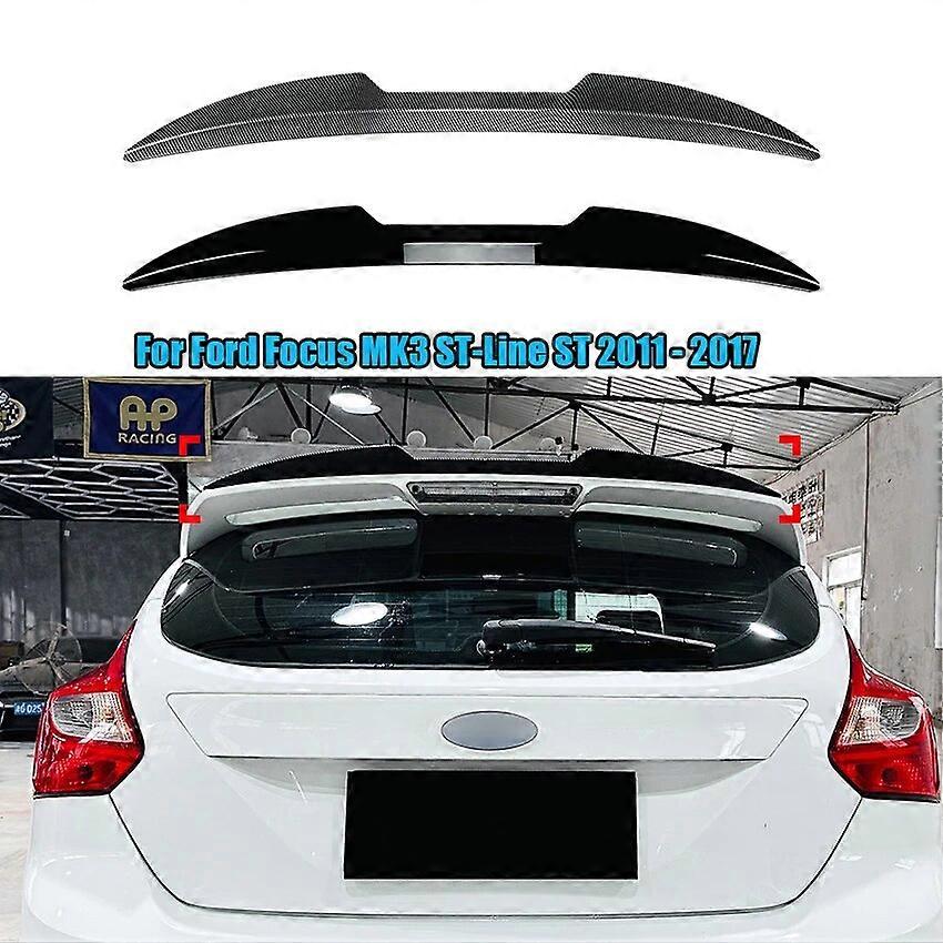 Glossy Black For Ford Focus MK3 ST-Line ST 2011 - 2017 Car Rear Trunk ...