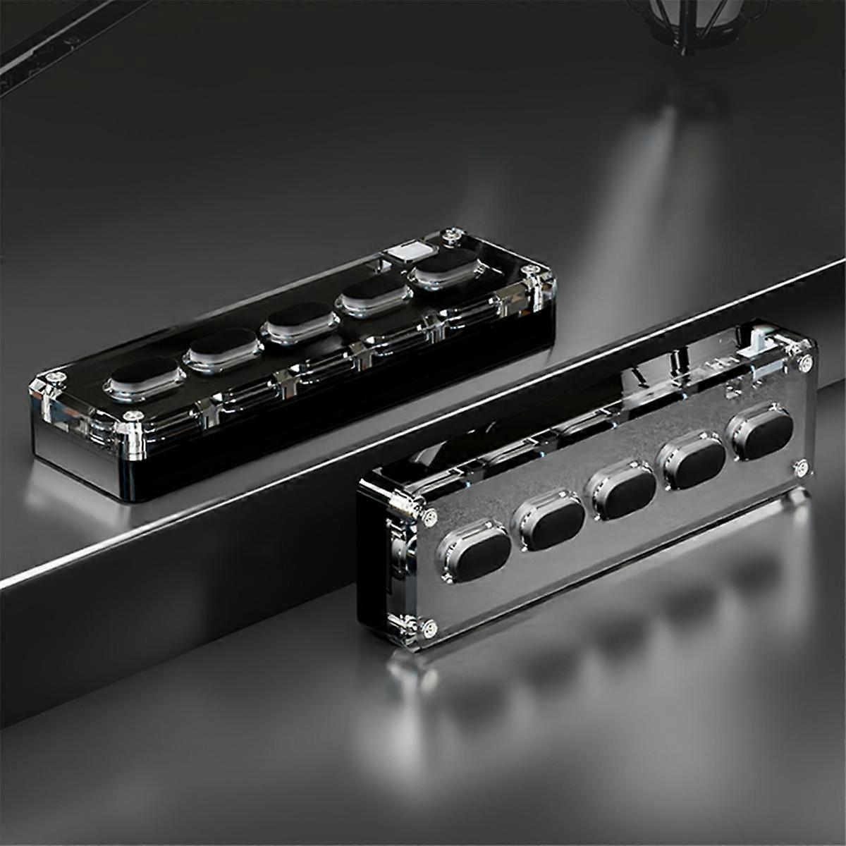 5 Keys Custom Keypad Macro Programmable Bluetooth Keyboard Copy Paste Rgb Button Gaming ...