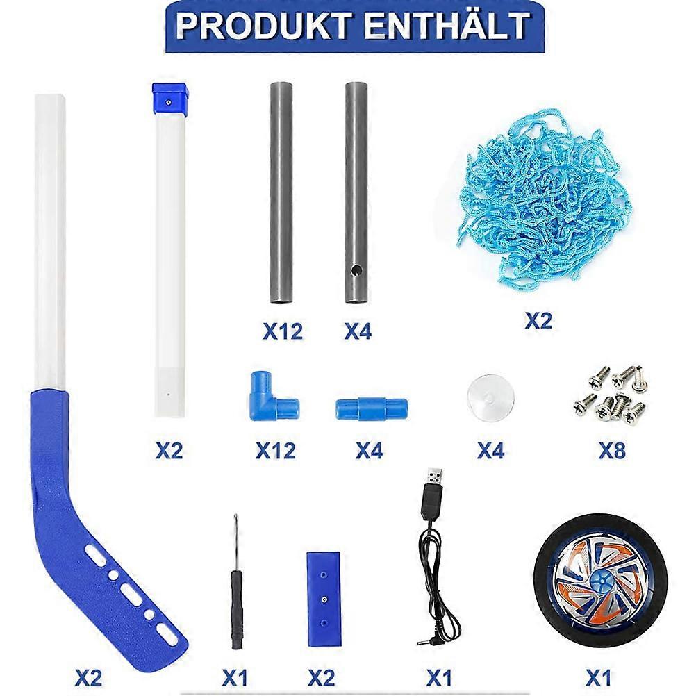 Rechargeable Ice Hockey Stick Set with LED Light Suspension Ball 2 ...