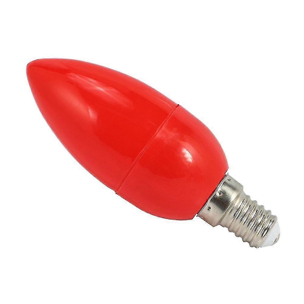 10x Led Candle Light Candle Light Bulbs Red Fortune Lamp God Lights ...