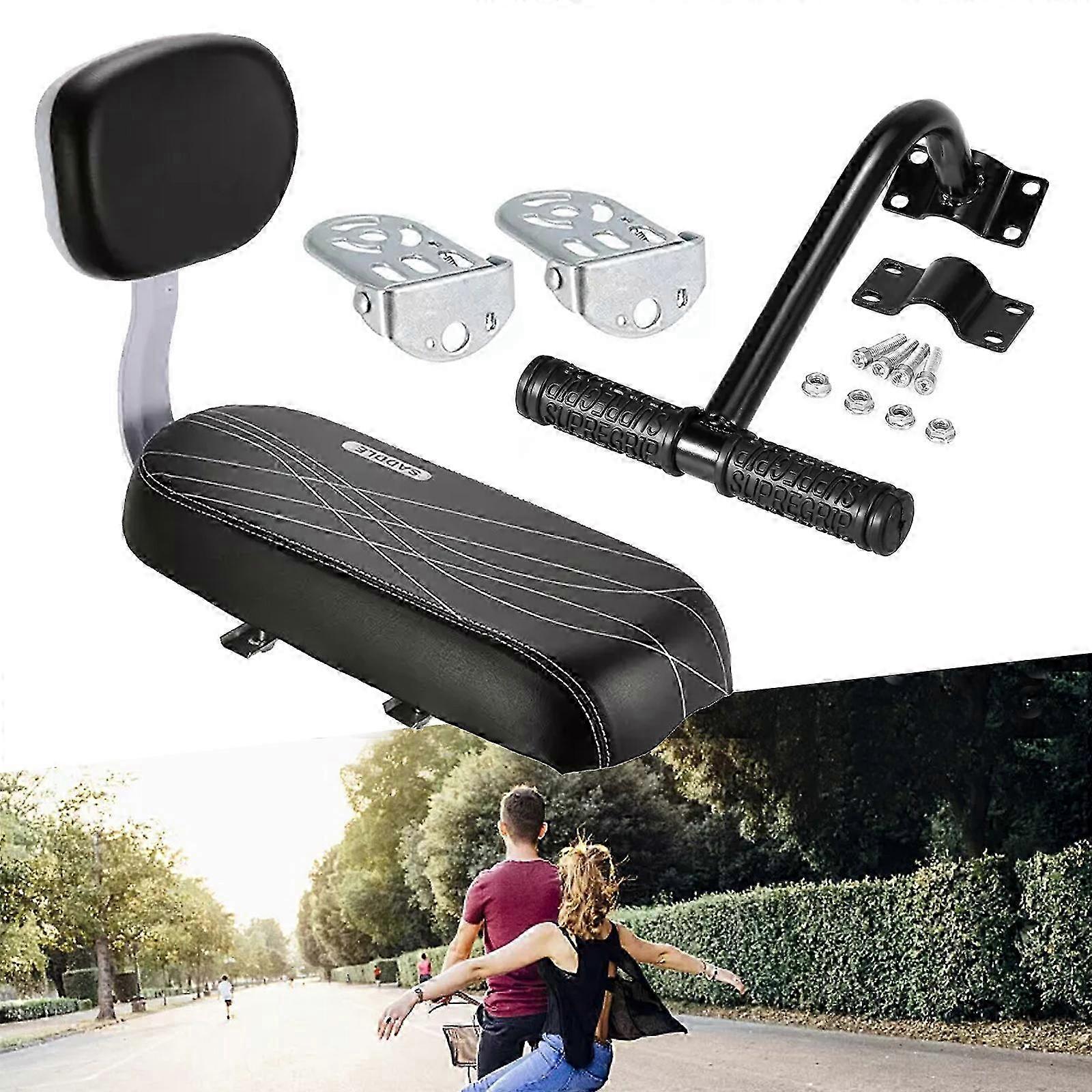 Bike Saddle With Back Rest Back Seat Mtb Rear Rack Saddle Bike Child ...