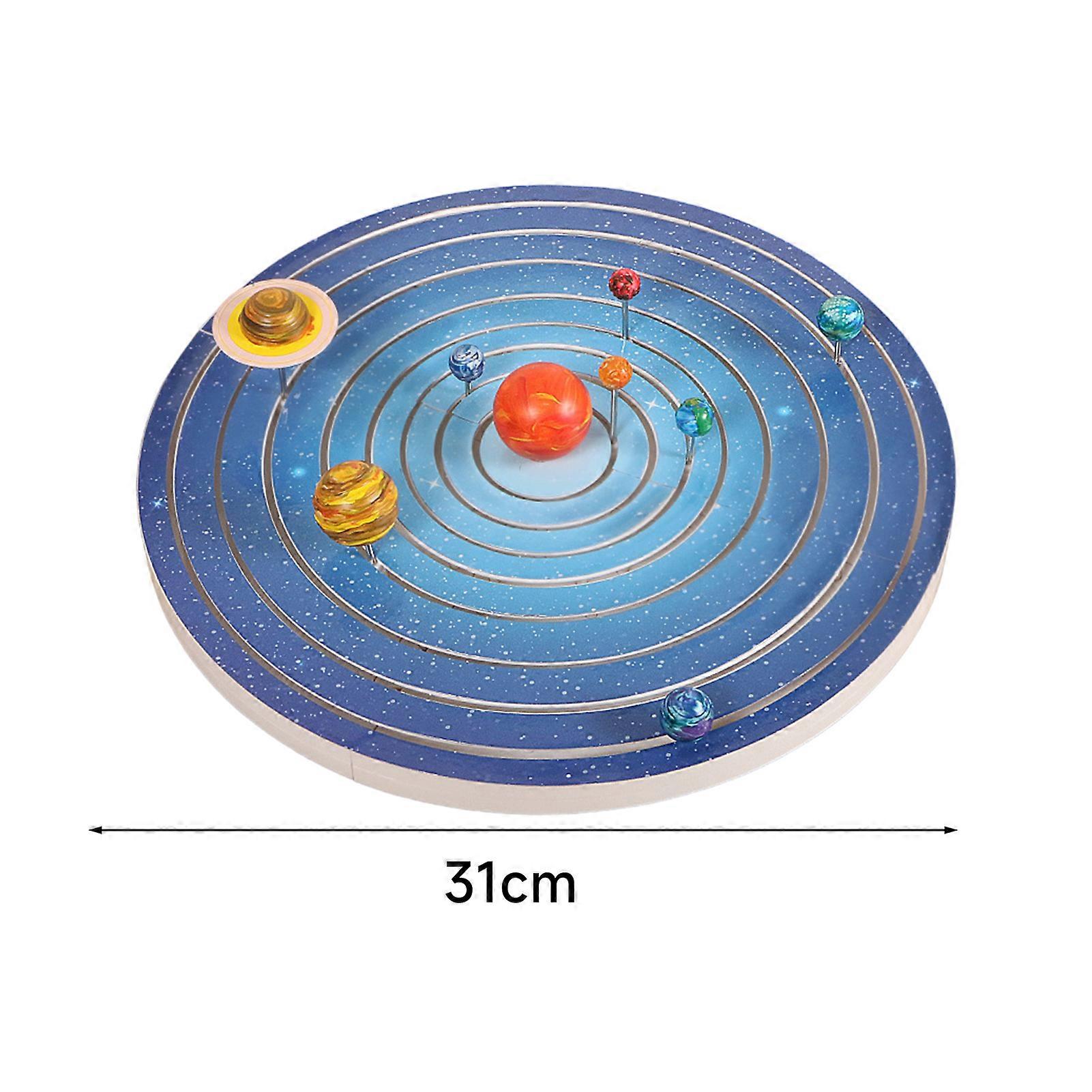 1 Set Solar System Model Board with 3D Sun Planets Parent-children ...