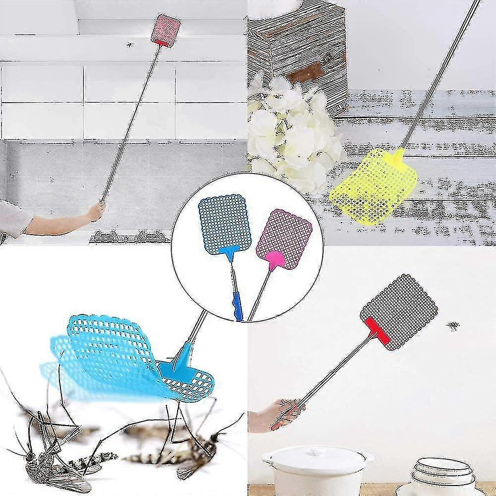 Fly Swatter, Telescopic Fly Swatter, Large Extendable Fly Swatter, With ...