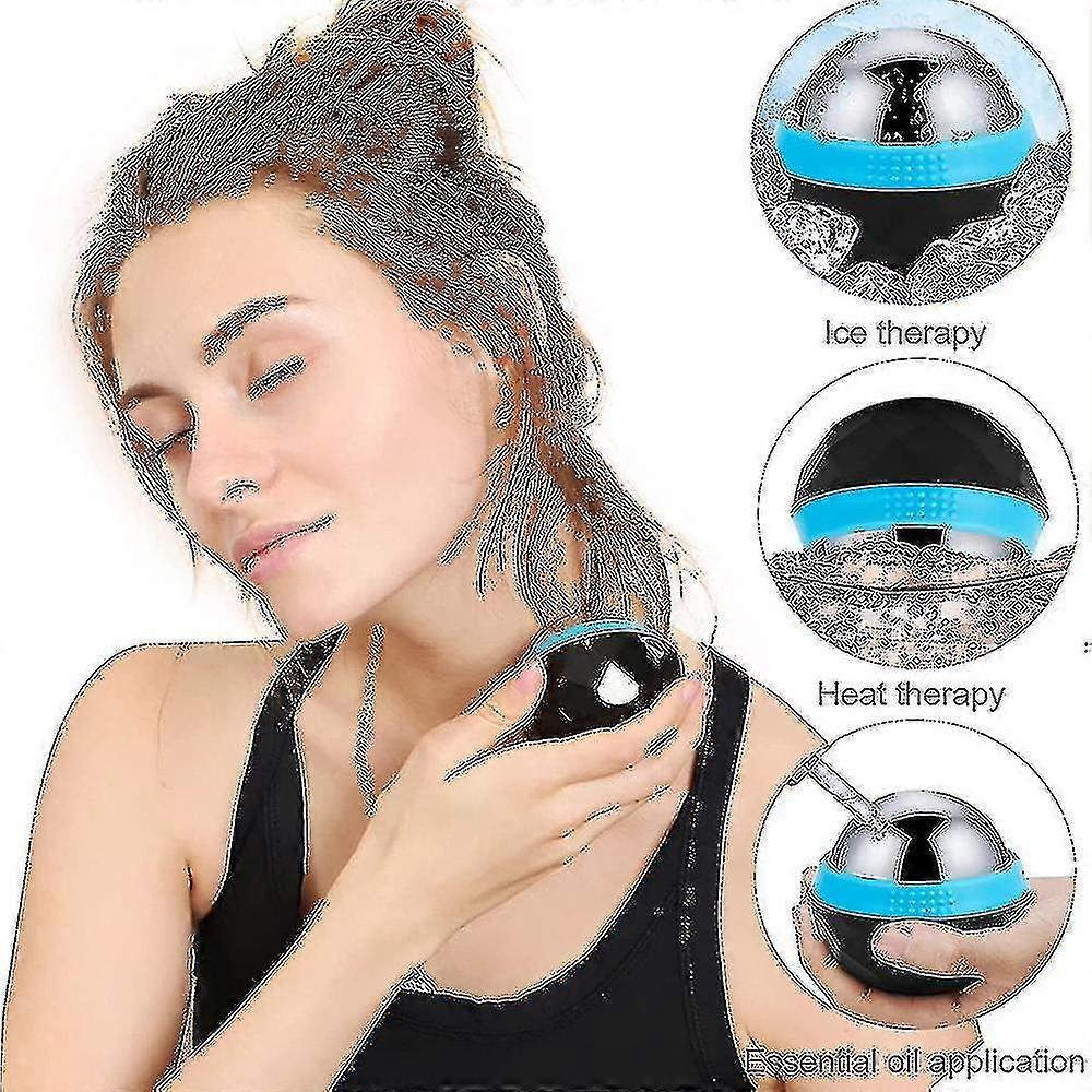 60mm Cryo Cold Roller Hot & Cold Compress Massage Roller Ball Body ...