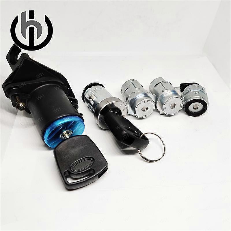 Complete set of door locks for Ford Fiesta MK5 Fusion 1479661-2001, OEM ...