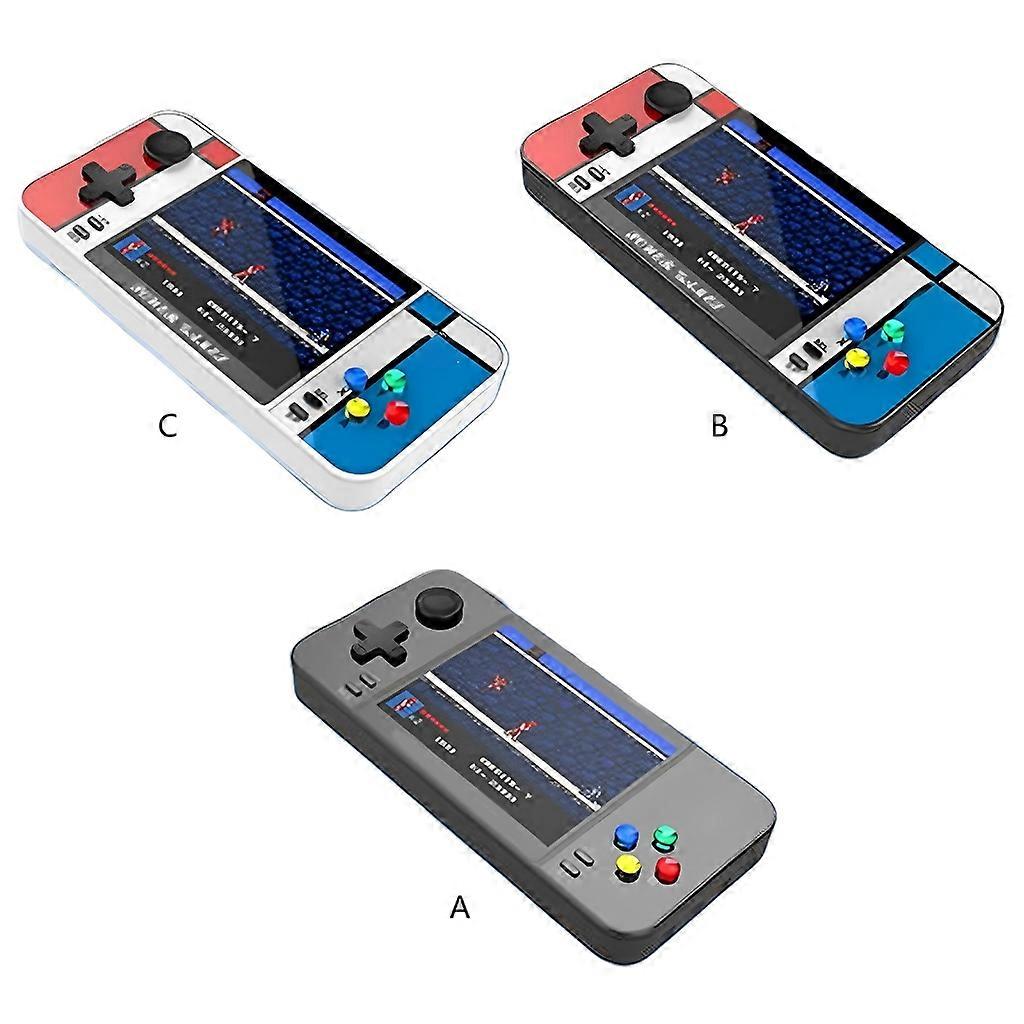 Retro Console Double Hand-held Game Player 3.5Inch LCD Built-in 500 ...
