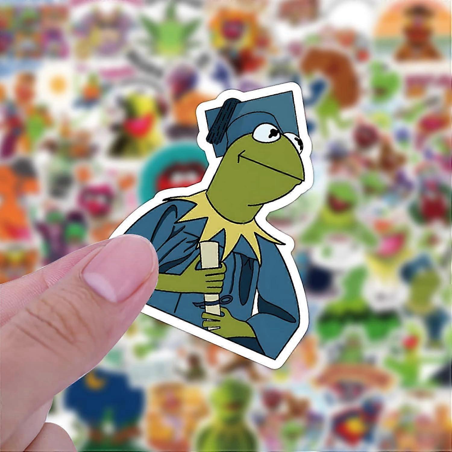 THe Muppet Show Stickers Kermit The Frog Stickers 50 stuks Grappige ...