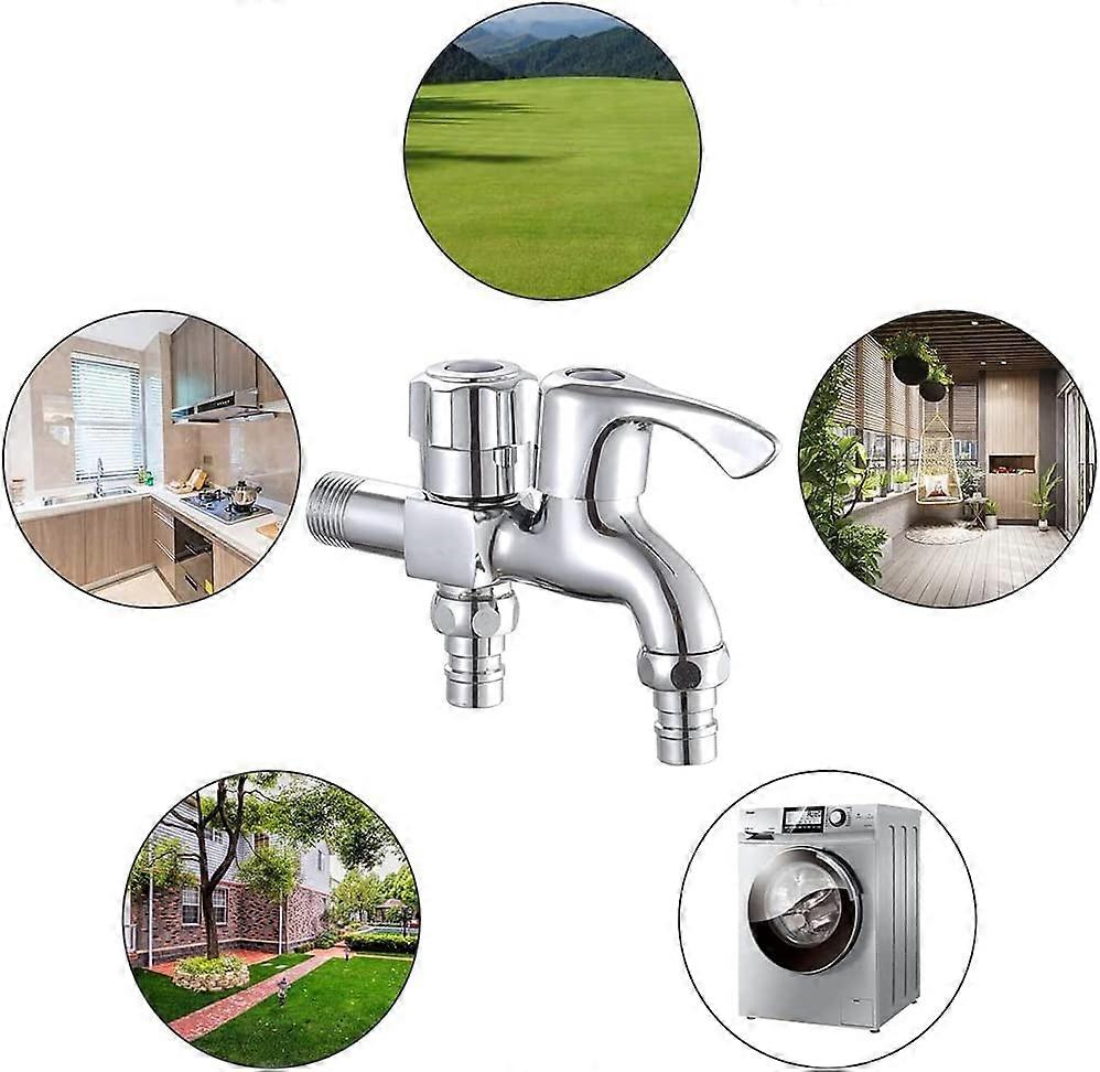 Washing Machine Tap, Double Outlet Tap, Double Outlet Garden Tap ...